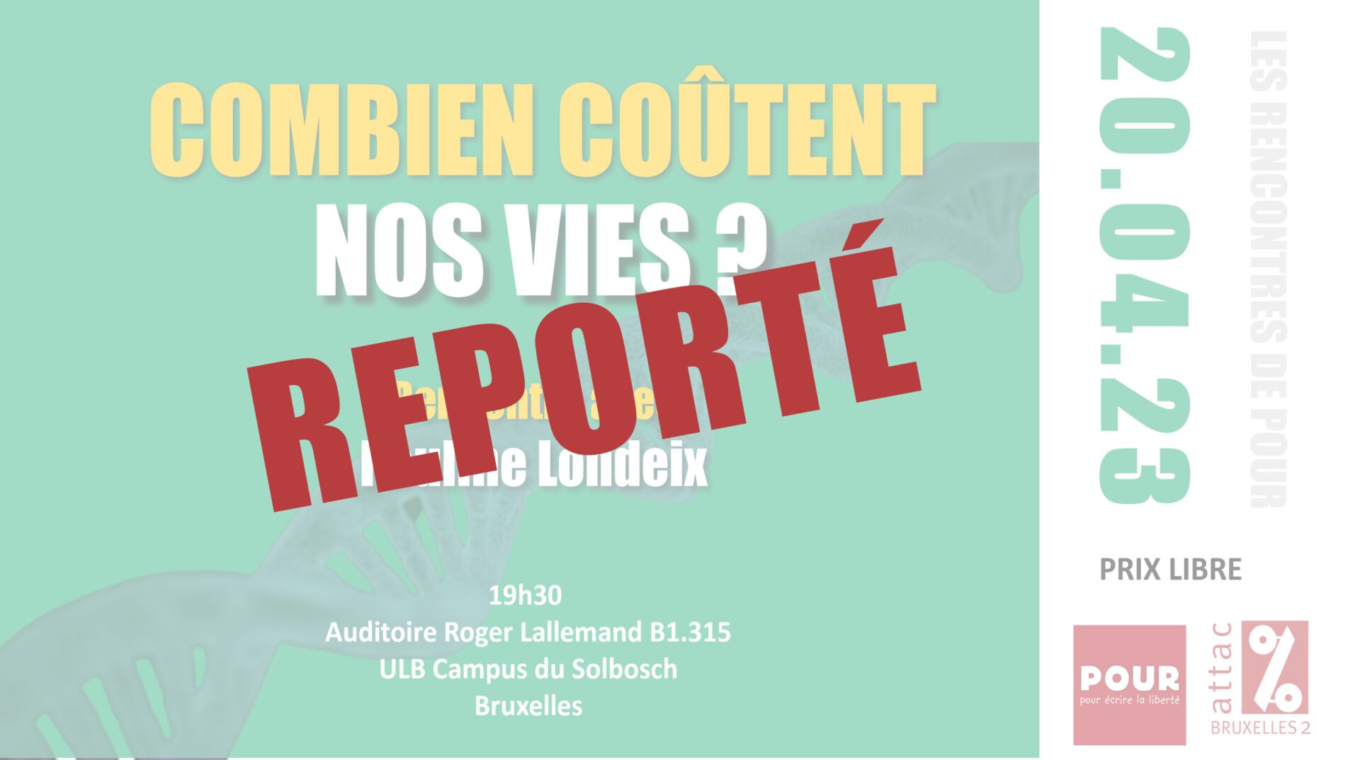 Combien coûtent nos vies ? - POUR.press